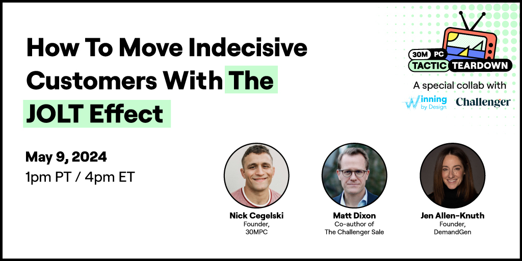 How To Move Indecisive Customers With The JOLT Effect