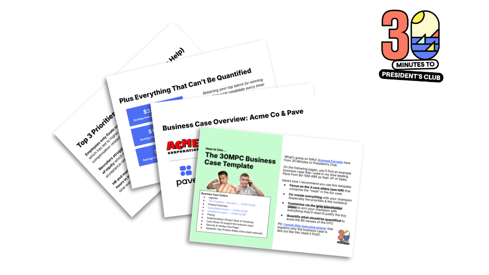 The 30MPC Business Case Template